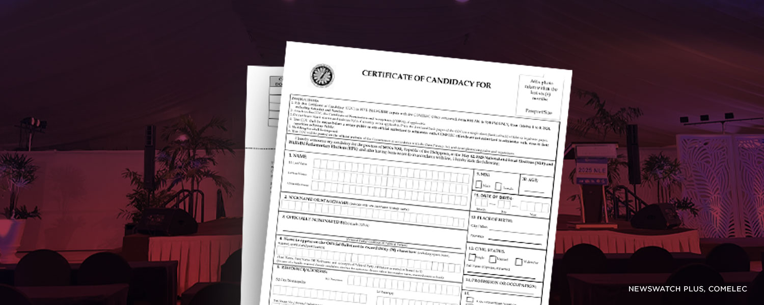 Vote Watch: Filing of certificates of candidacy begins for 2025 ...