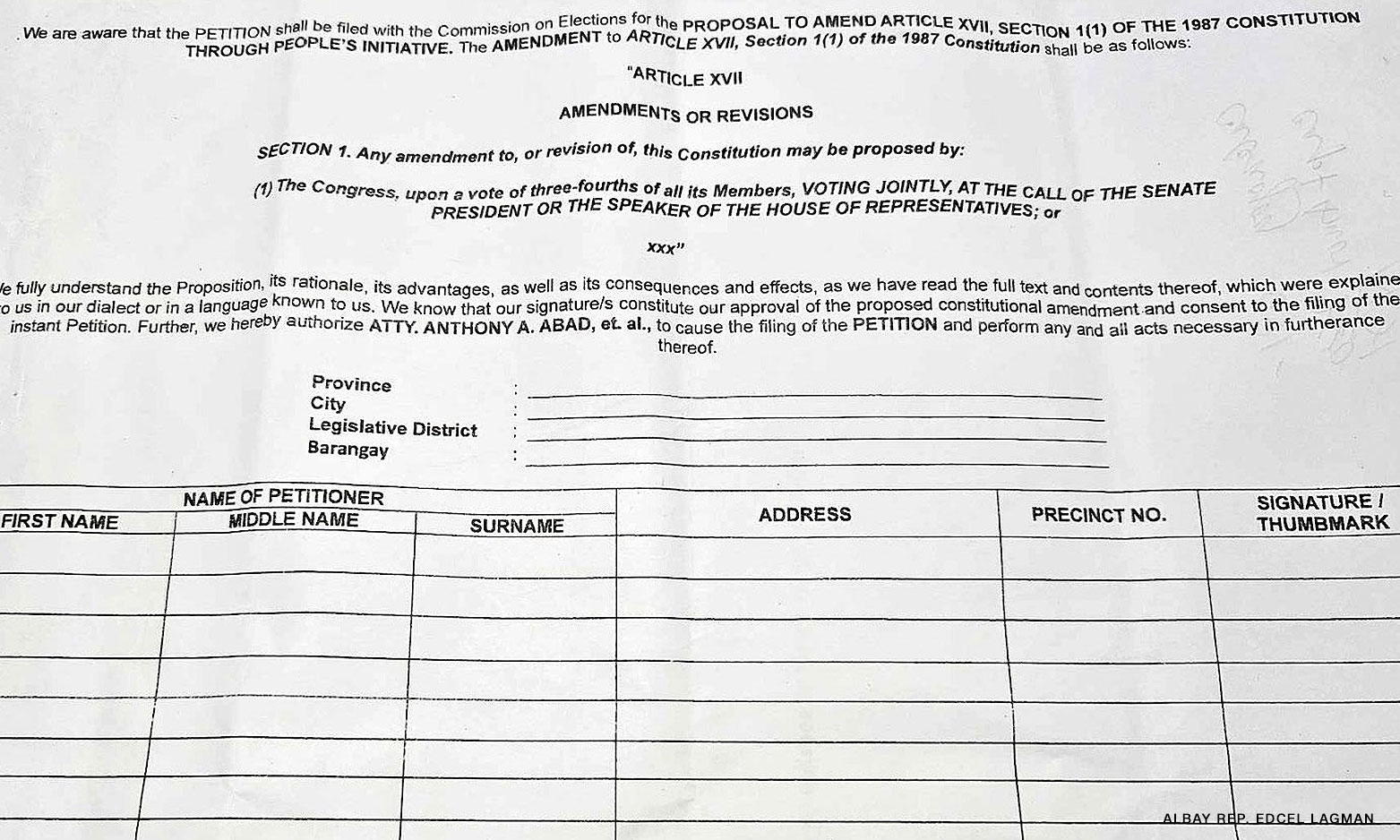 Comelec: Duped voters can take back signatures for Cha-cha drive ...